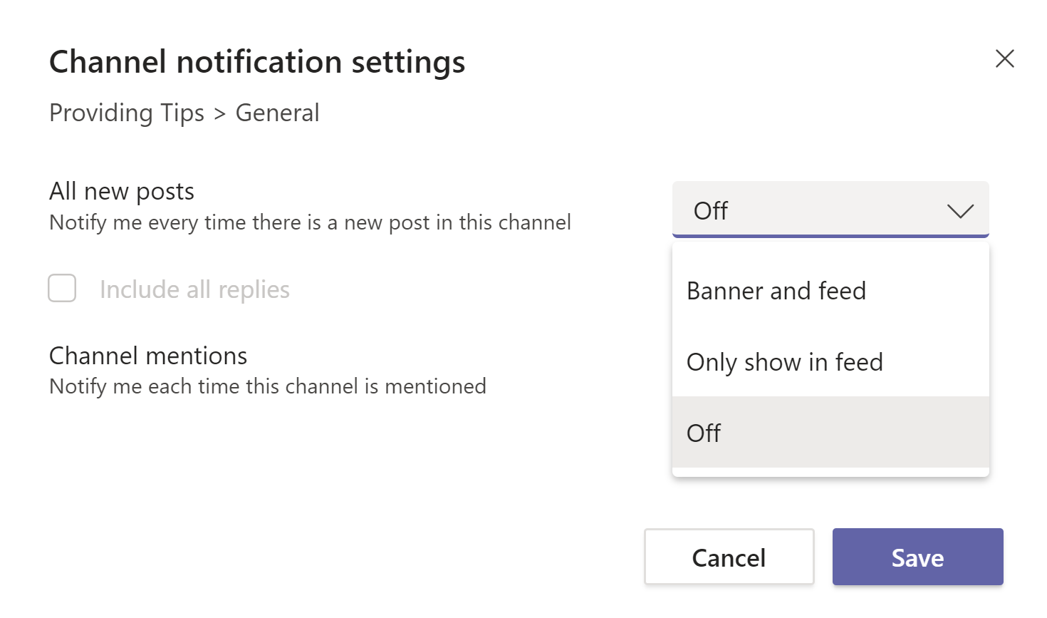 Say Welcome to “Channel Notification Settings” – Providing Tips
