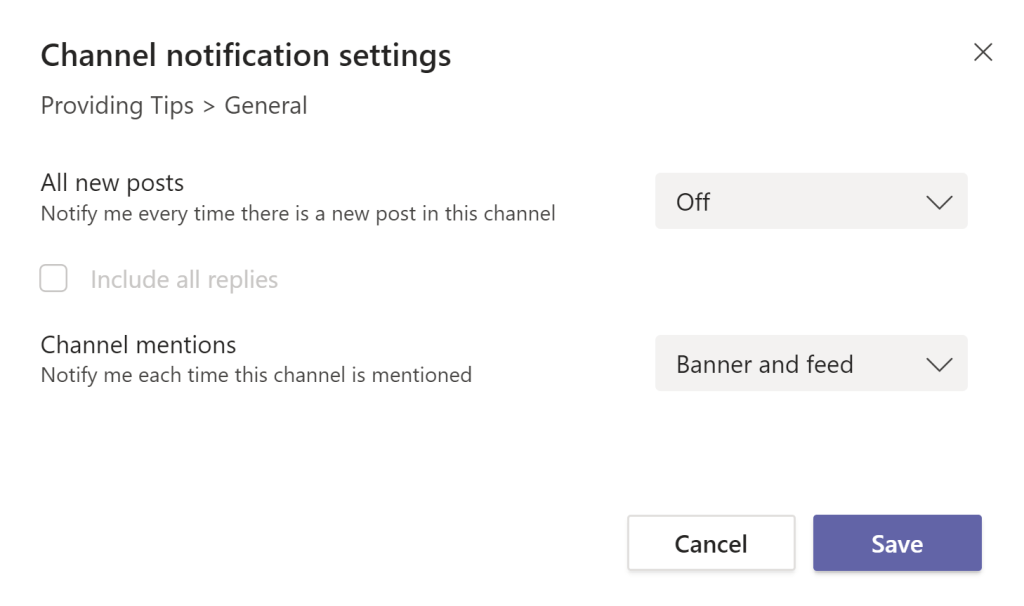 Say Welcome to “Channel Notification Settings” – Providing Tips