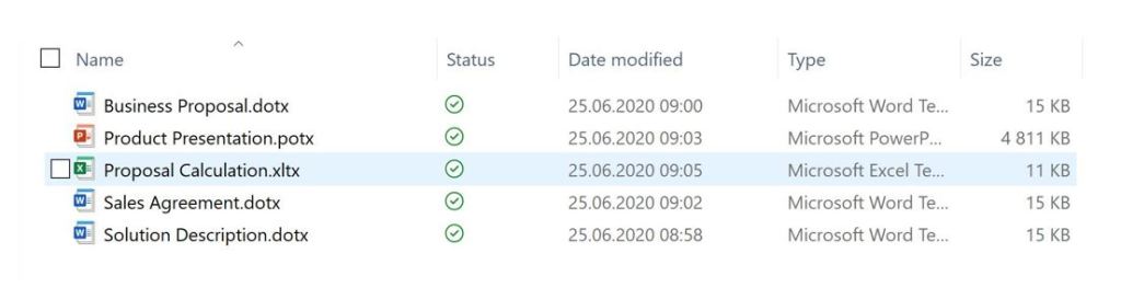 Easy use of Office Document templates in Microsoft Teams – Providing Tips