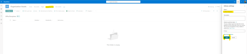 Make your Office templates available to all users – Providing Tips