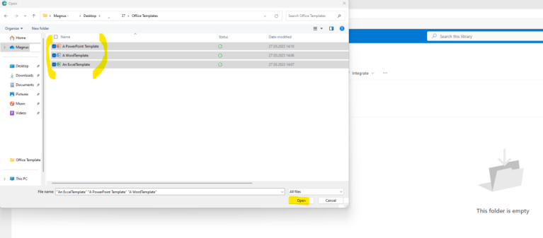 Make your Office templates available to all users – Providing Tips
